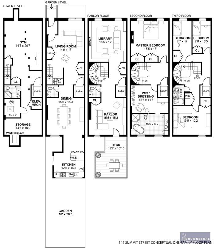 Brownstone Plans
